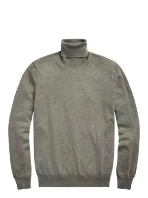 Ralph Lauren Purple Label Cashmere Turtleneck Sweater - Grey