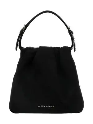 Amina Muaddi Vittoria Tote Bag - Black