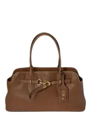 MIU MIU Miu Miu Aventure Nappa Leather Bag