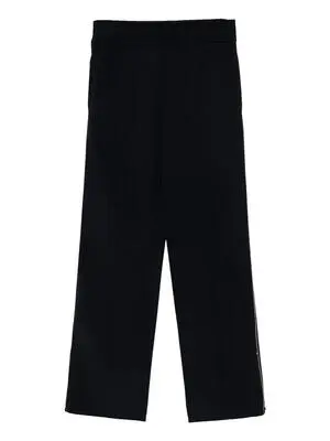 Valentino Garavani Contrasting-trim Trousers - Blue