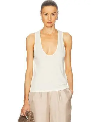 Loulou De Saison Albia Tank Top - Ivory