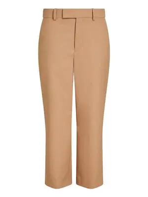 FRAME Wool-blend Twill Pants - Camel