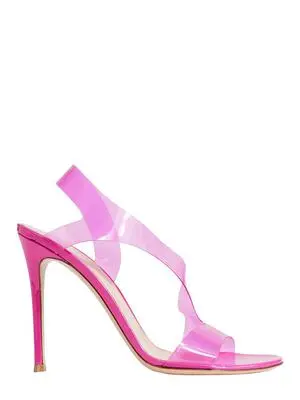 GIANVITO ROSSI Metropolis Slingback Sandals - Fuchsia
