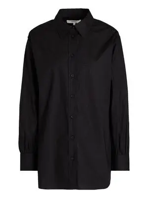 FRAME Cotton-poplin Shirt - Black
