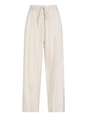 A.emery Macie Belted Wide-leg Pants - Off-white
