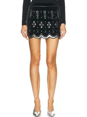 Isabel Marant Handore Skirt - Black & Silver