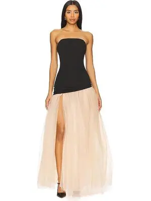 ATOIR Dion Gown - Black & Beige