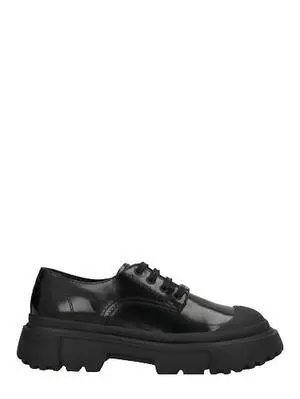 Hogan Leather Lace-up Shoes - Black