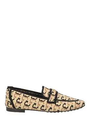 Tory Burch Logo-print Loafers - Beige