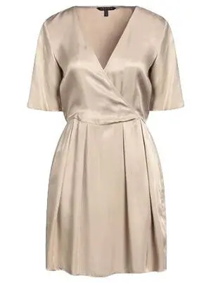 Armani Exchange Mini Flared Dress - Beige