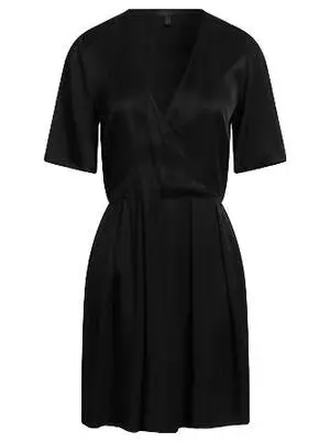 Armani Exchange Mini Flared Dress - Black