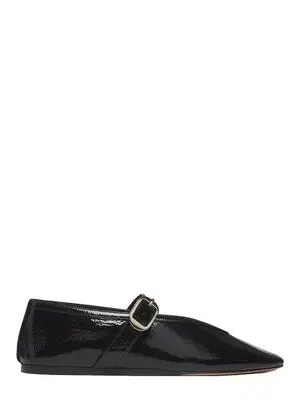 Le Monde Beryl Stella Patent Leather Slippers - Black