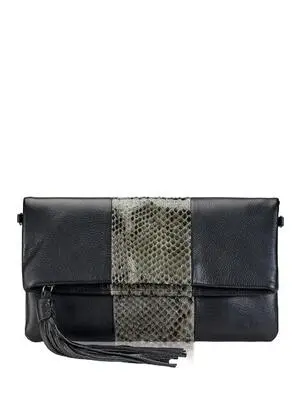 Gigi New York Stella Fold-over Clutch - Olive