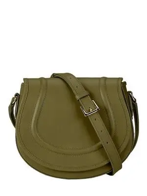 Gigi New York Jenni Saddle Bag - Olive