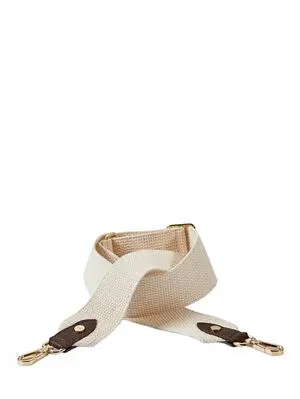 Gigi New York Beck Webbing Strap - Gold