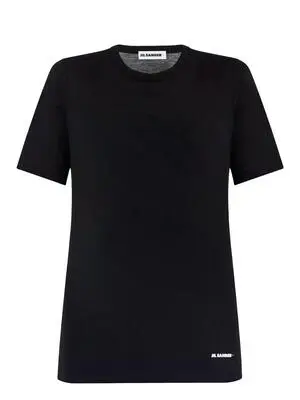 JIL SANDER Logo-print T-shirt - Black