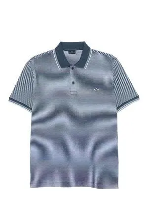 Paul & Shark Striped Polo Shirt - Blue