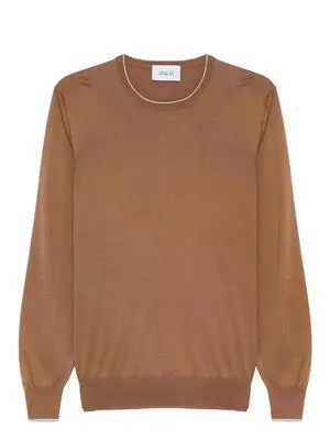 D4.0 Crew-neck Sweater - Brown