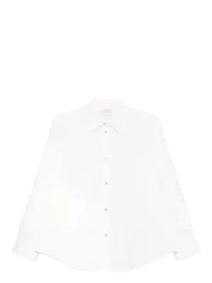FORTE_FORTE Lace Detailed Shirt - White