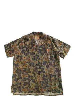 UMA WANG Floral-print Shirt - Green