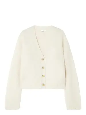 Loewe Alpaca-blend Cardigan - White