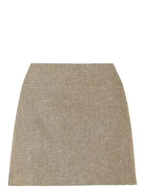 BLAZÉ MILANO Saratoga Coci Mini Skirt - Neutrals