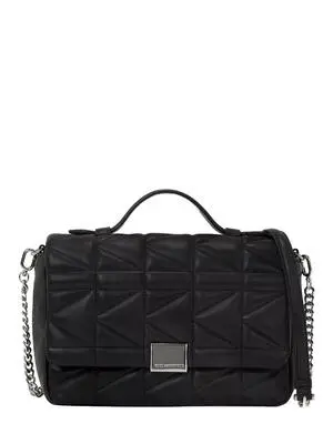 Karl Lagerfeld K/kuilt Crossbody Bag - Black