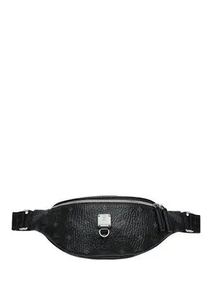 Mcm Fursten Belt Bag Visetos Small - Black