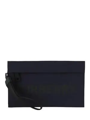 Burberry Logo Nylon Pouch - Navy Blue