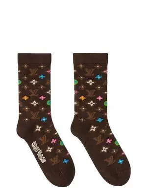 LOUIS VUITTON By Tyler, The Creator Monogram Craggy Socks - Brown