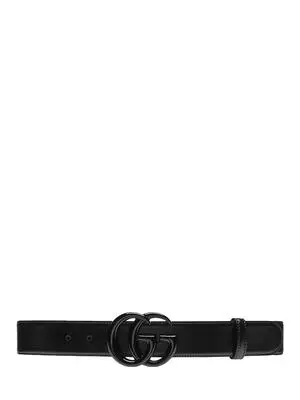 DIESEL Gg Marmont Wide Belt - Black