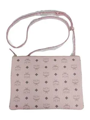 Mcm Crossbody Pouch Visetos - Powder Pink