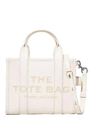 Marc Jacobs The Leather Small Tote Bag Cotton/silver