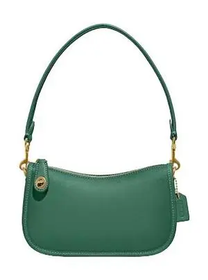 COACH Swinger 20 - Brass/bright Green