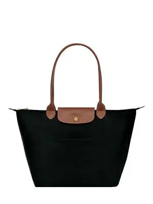 Longchamp Le Pliage Shoulder Bag L - Black