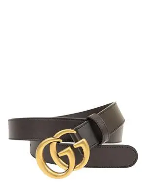 Gucci Square Buckle Belt Brown