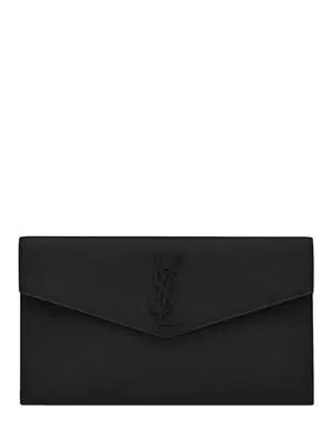 Saint Laurent Uptown Pouch De Poudre Embossed - Black