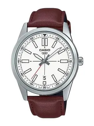 Casio Analog Display Watch - Stainless Steel