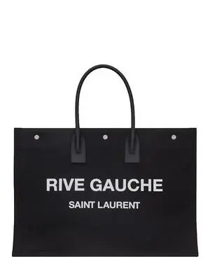 Saint Laurent Rive Gauche Tote Bag - Black