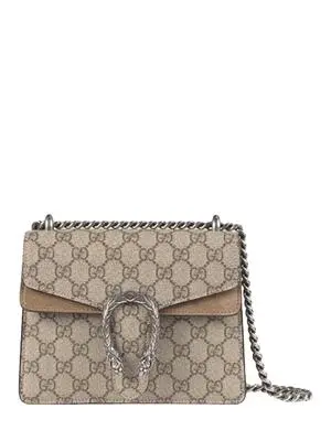 Gucci Dionysus Mini Bag Gg Supreme - Beige/ebony