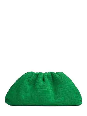 Bottega Veneta Pouch Clutch Bag Grass
