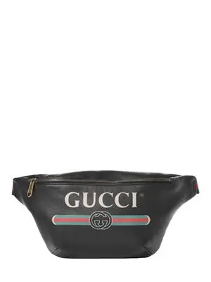 Gucci Print Belt Bag - Black