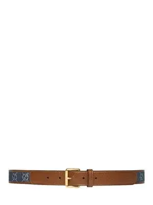 Gucci Snake Buckle Belt Blue/brown
