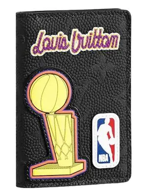 LOUIS VUITTON X Nba Hero Jacket Leather Pocket Organizer - Black