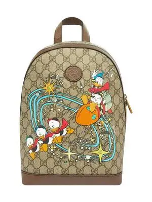 Gucci Gucci X Disney Donald Duck Mini Backpack Beige/ebony/multi