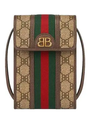 Gucci X Balenciaga The Hacker Project Phone Bag - Beige