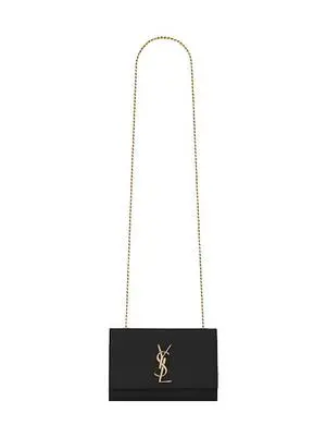 Saint Laurent Kate Shoulder Bag Small - Black