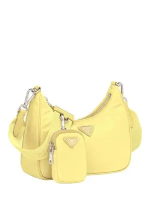 Prada Re-edition 2005 Nylon Bag - Lemon Yellow