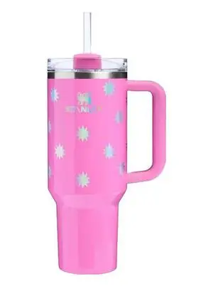 STANLEY X Target Exclusive Flowstate Quencher 40oz Tumbler Popsicle Pink Starburst
