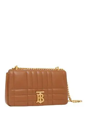 Burberry Quilted Leather Lola Bag Maple Brown